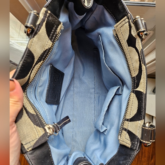 Coach | Bags | Coach Hampton F373 Signature Stripe Carryall | Poshmark